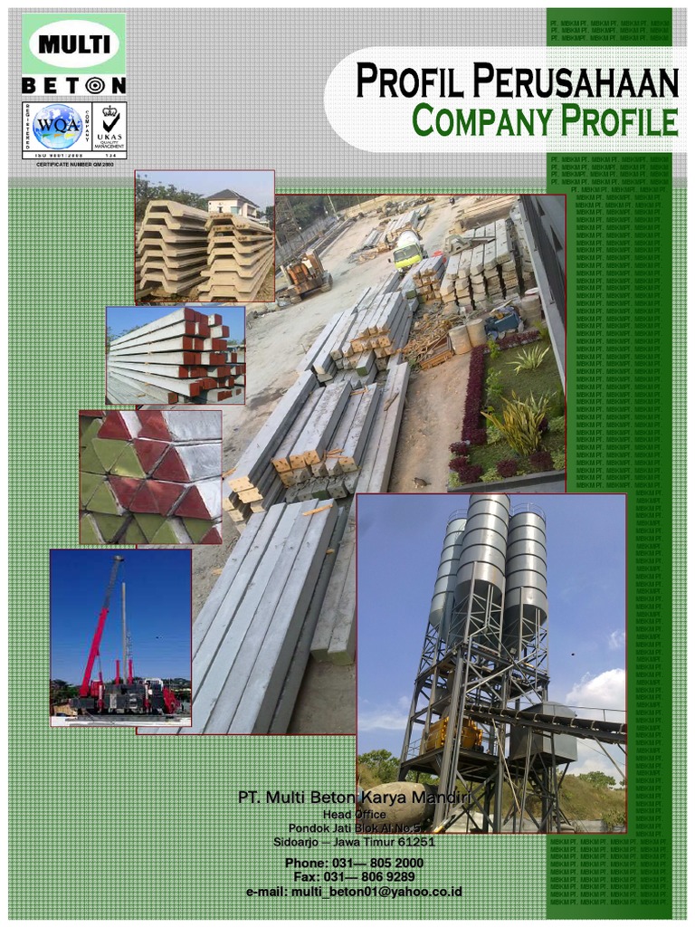 Brosur Multi Beton | PDF