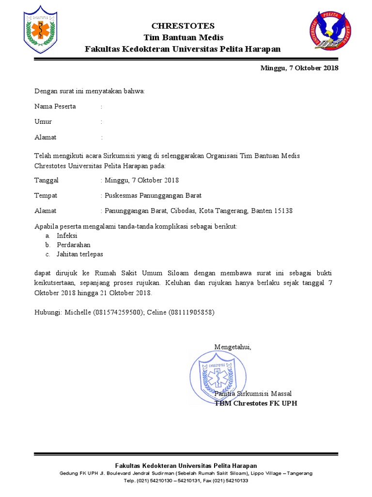 Surat Bukti Sirkumsisi Chrestotes | PDF | Sains & Matematika