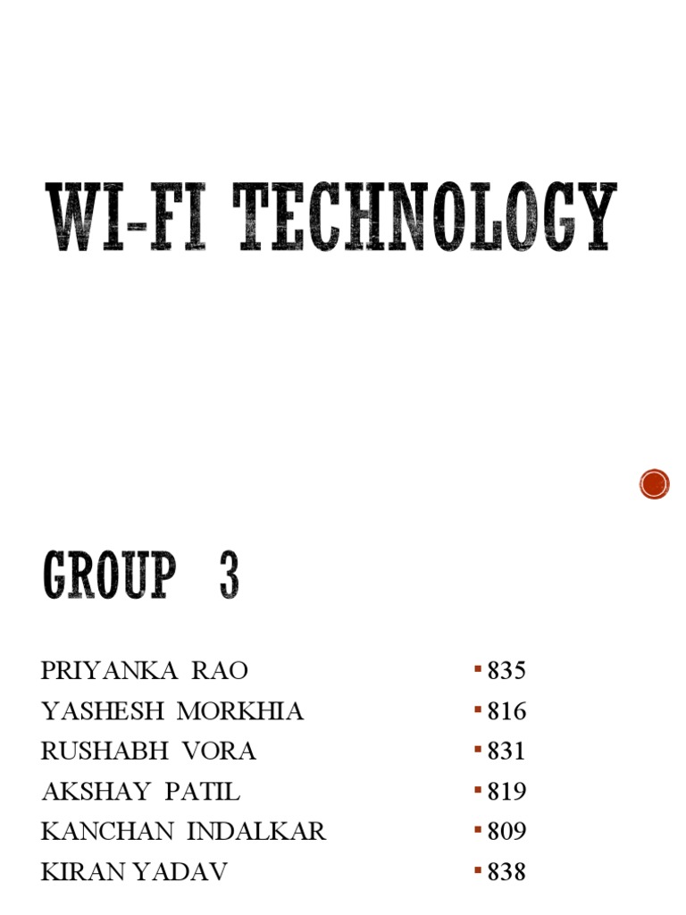 WiFi Technology | PDF | Wi Fi | Wireless Access Point