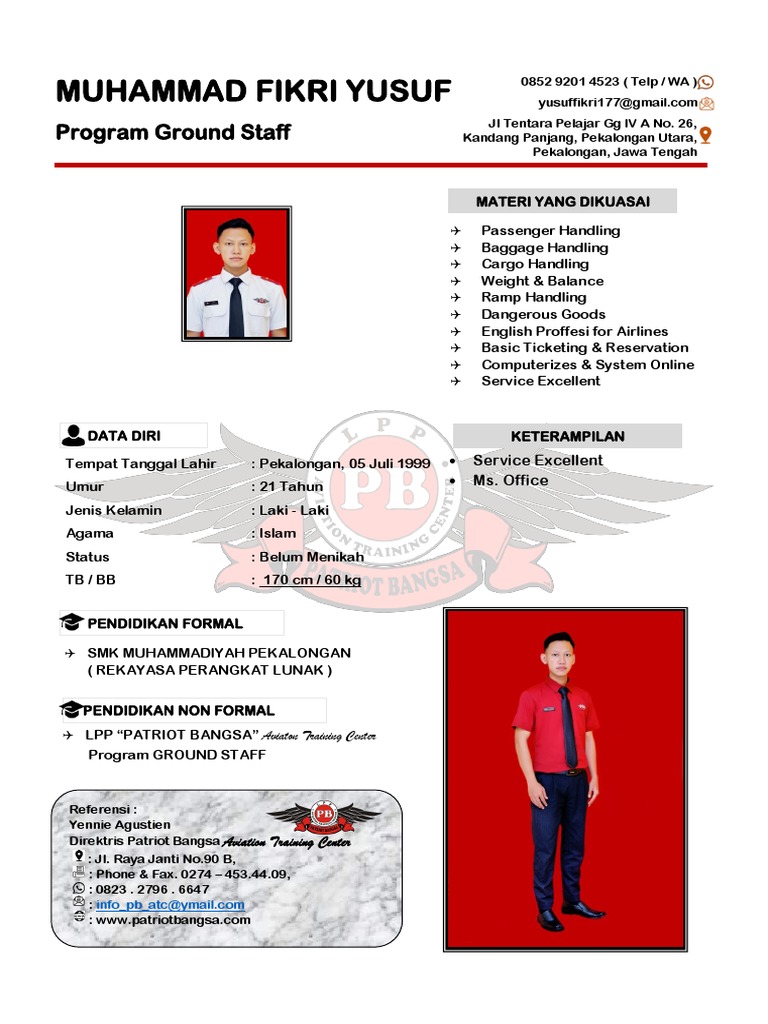 Profil Muhammad Fikri Yusuf | PDF