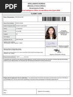 AdmitCard Adv Itt | PDF | Identity Document