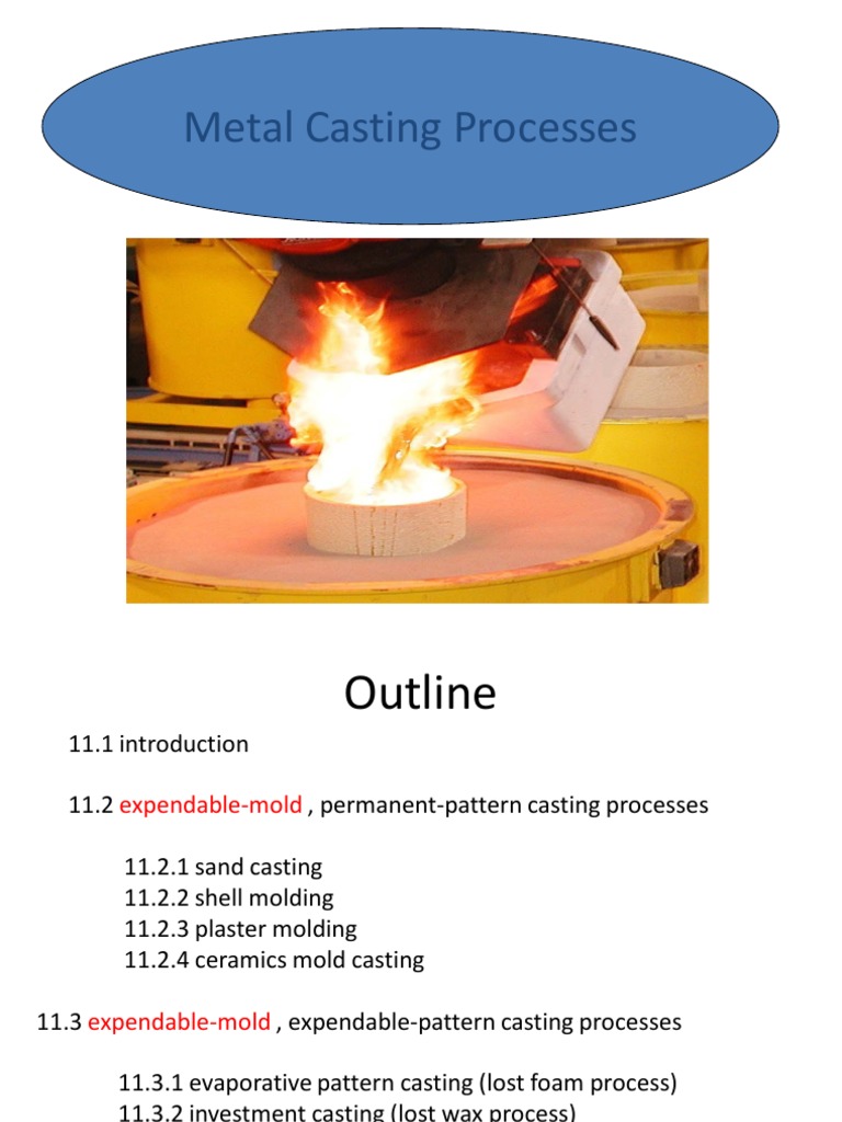 CHAPTER 11 Metal Casting Process | PDF | Casting (Metalworking) | Casting