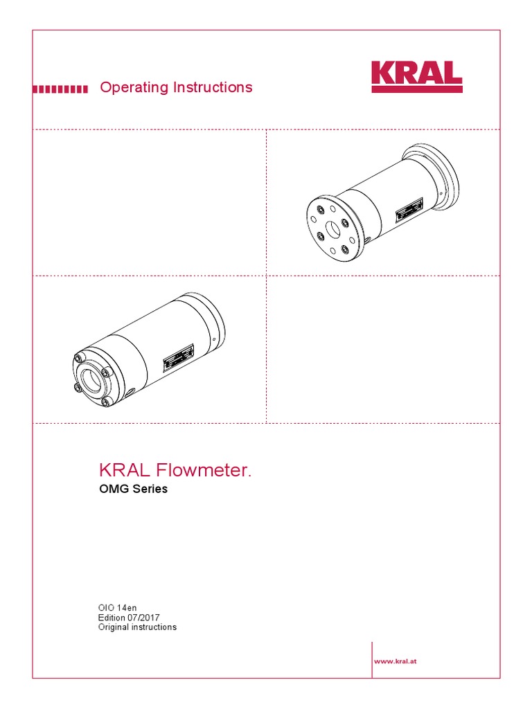 Flow Meter KRAL | PDF | Flow Measurement | Pipe (Fluid Conveyance)