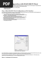 Mikrotik Router Basic Configuration Using Winbox | PDF | Ip Address | Router (Computing)