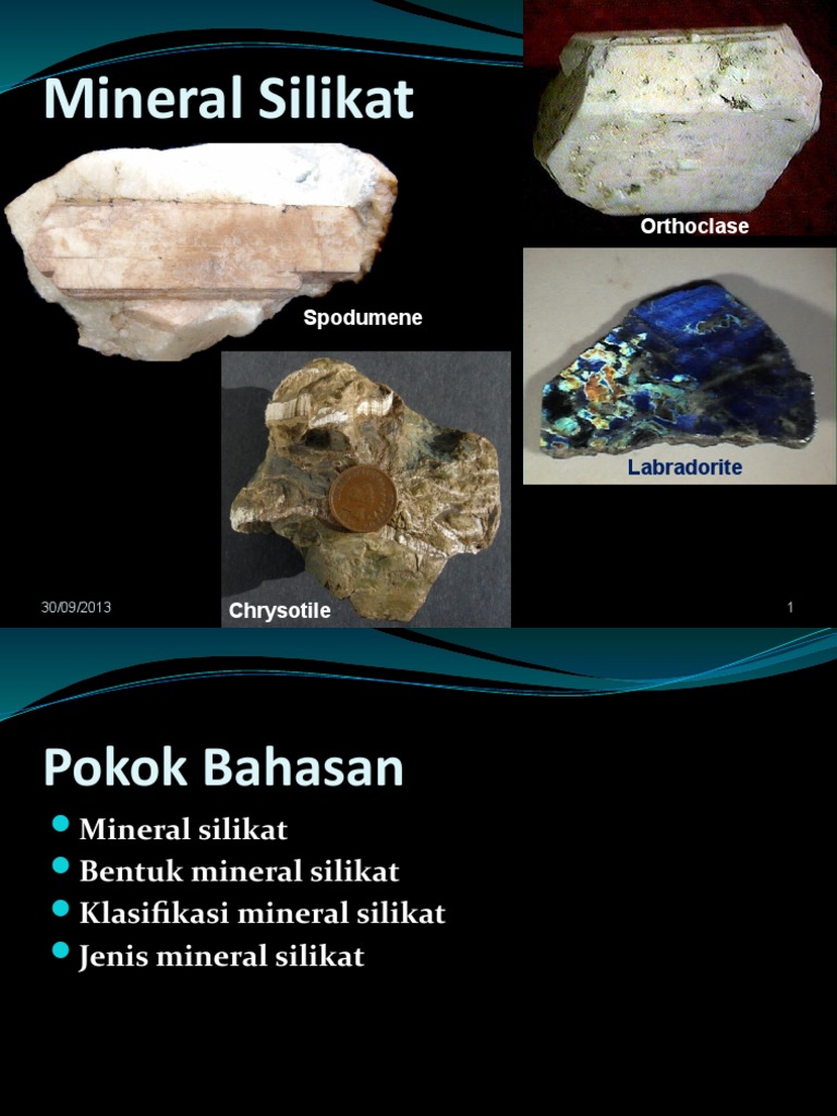 Mineral Silikat - Machali Muchsin | PDF