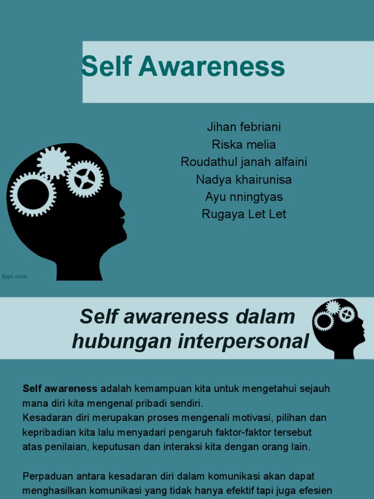Kelompok 3 SELF AWARENESS | PDF | Sains & Matematika