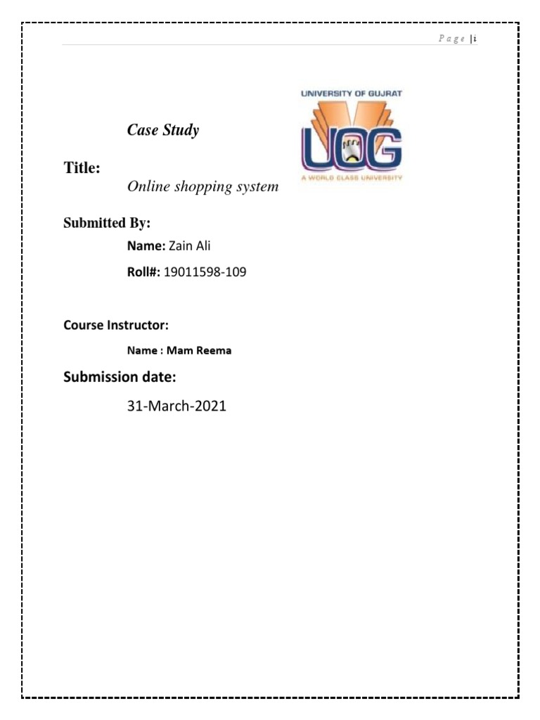 Case Study Final | Download Free PDF | Online Shopping | Product (Business)