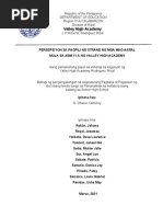 SURVEY QUESTIONNAIRE Tagalog Pure | PDF