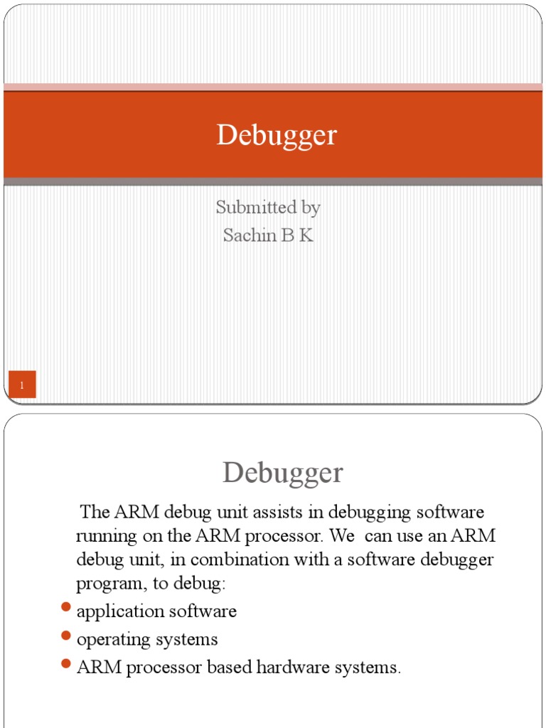 ARM Debugging Techniques and Tools | PDF | Arm Architecture | Central ...