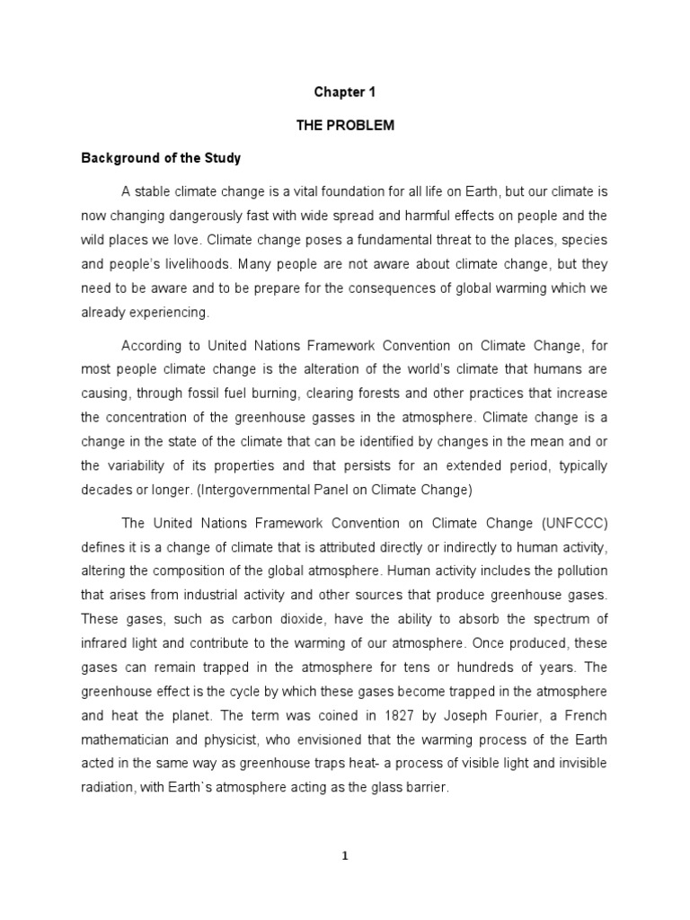 Climatechange Thesis | PDF | Climate Change | Climate Change Mitigation