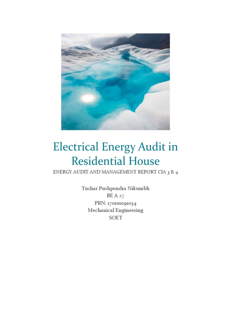 Electrical Energy Audit in Residential House | PDF | Energy ...