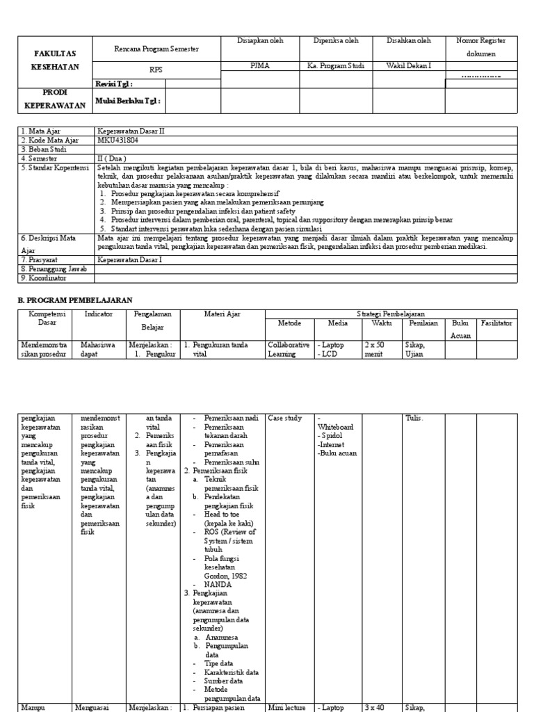 Silabus KD II Edit | PDF