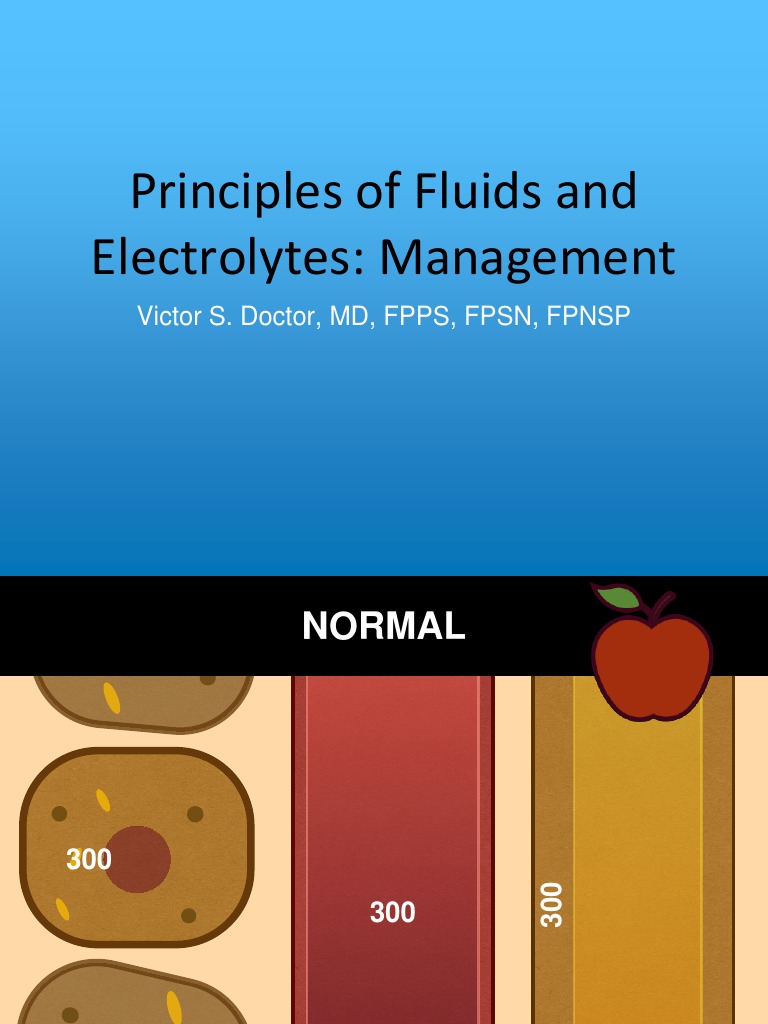 Principles of Fluids & Electrolytes Management | PDF | Blood Plasma ...