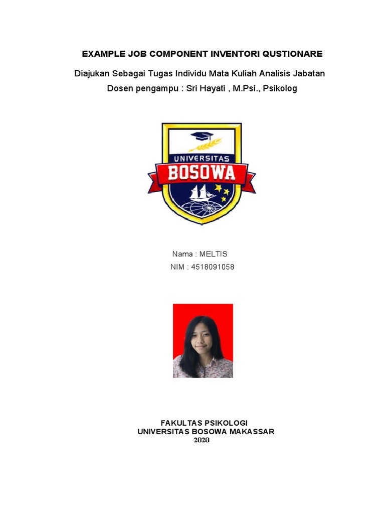 Job Component Inventory | PDF