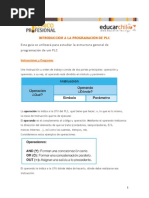 INFORME PROGRAMACIÓN DE PLC