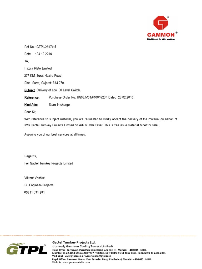 General GTPL Letter Head | PDF