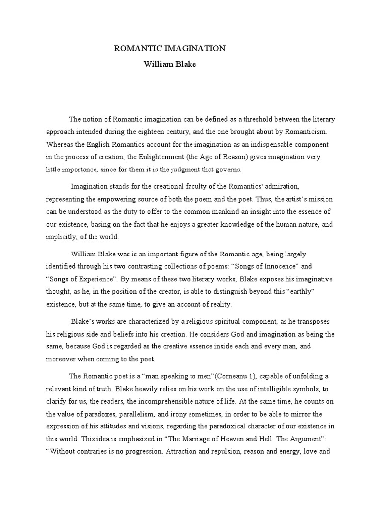 Romanticism | PDF | William Blake | Romanticism