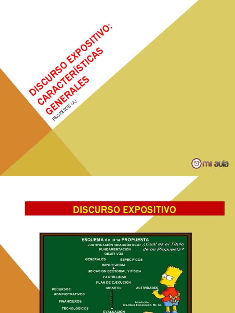 Apunte 1 Discurso Expositivo Caracteristicas Generales | PDF ...