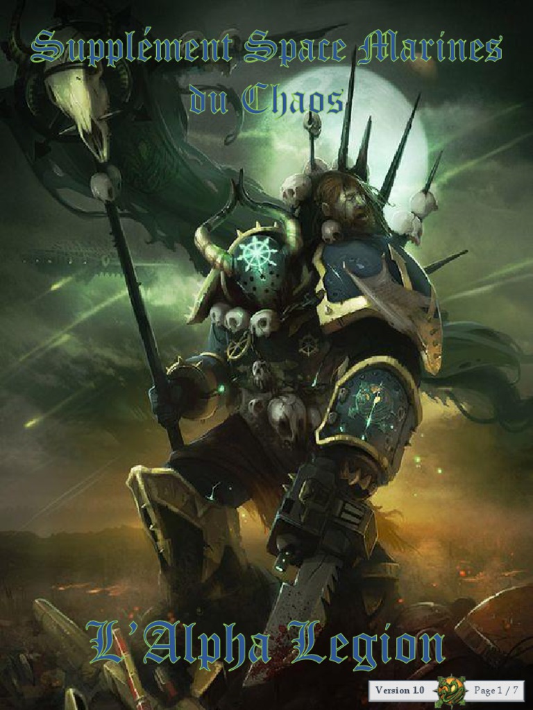 Alpha Legion | PDF | Militaire | Armement
