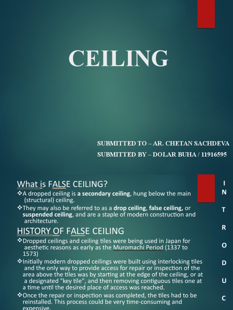 Ceiling Report | Download Free PDF | Ceiling | Plaster