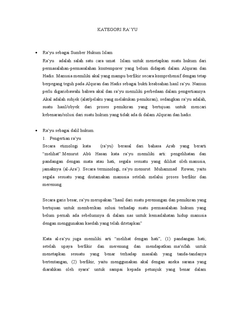 Kategori Rayu Pdf