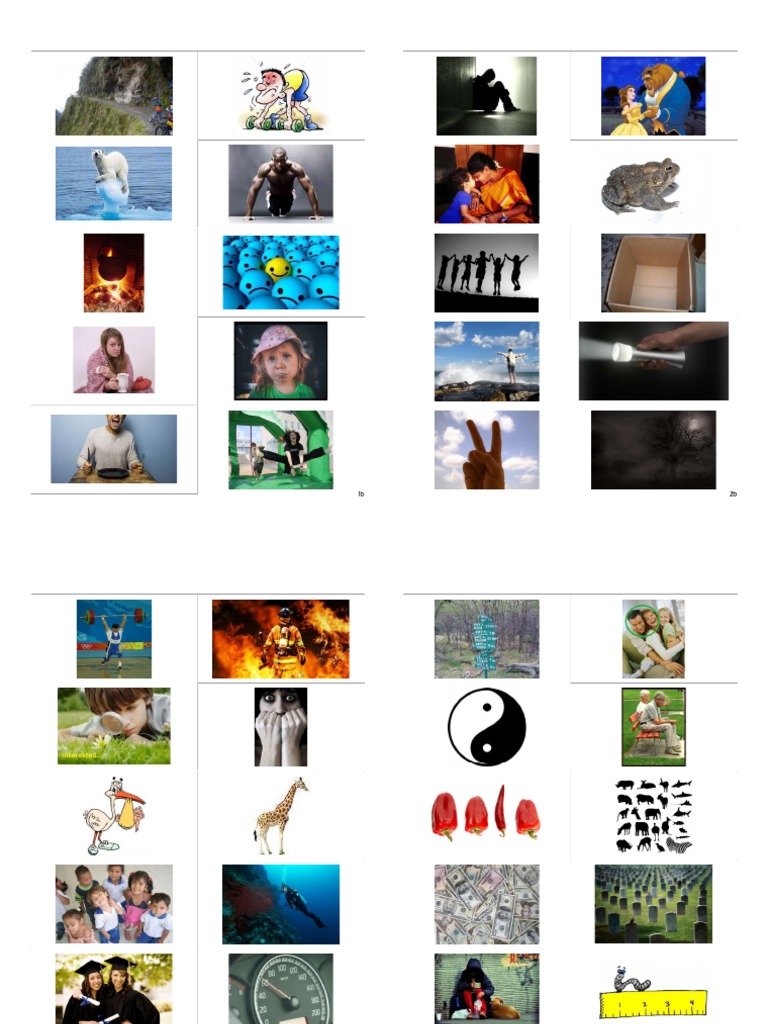 ALL 60 Abstract Nouns PICTIONARY | PDF