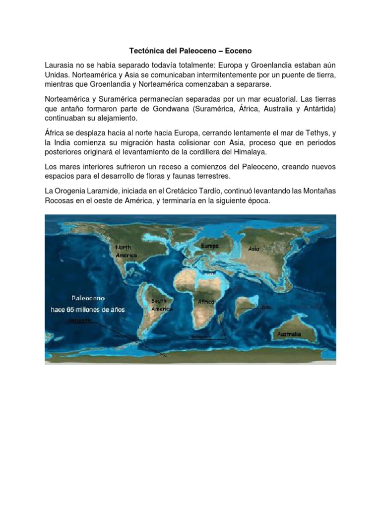 Tectónica Del Paleoceno | PDF