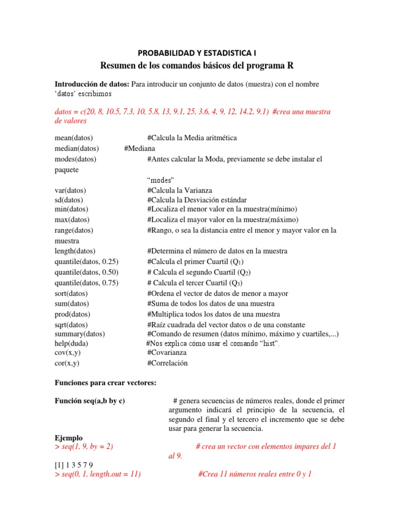 Estadistica Ii - Con Lenguaje R | PDF | Pi | Desviación Estándar