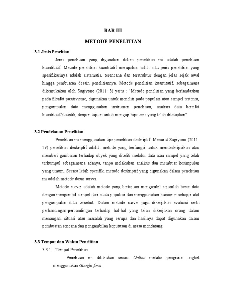 Kti Bab 3 | PDF | Karier & Perkembangan | Sains & Matematika