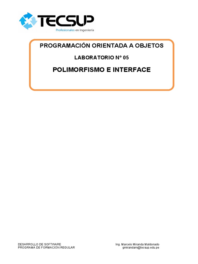 Polimorfismo e Interfaces en Java | PDF