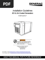 Generator Clearances | PDF