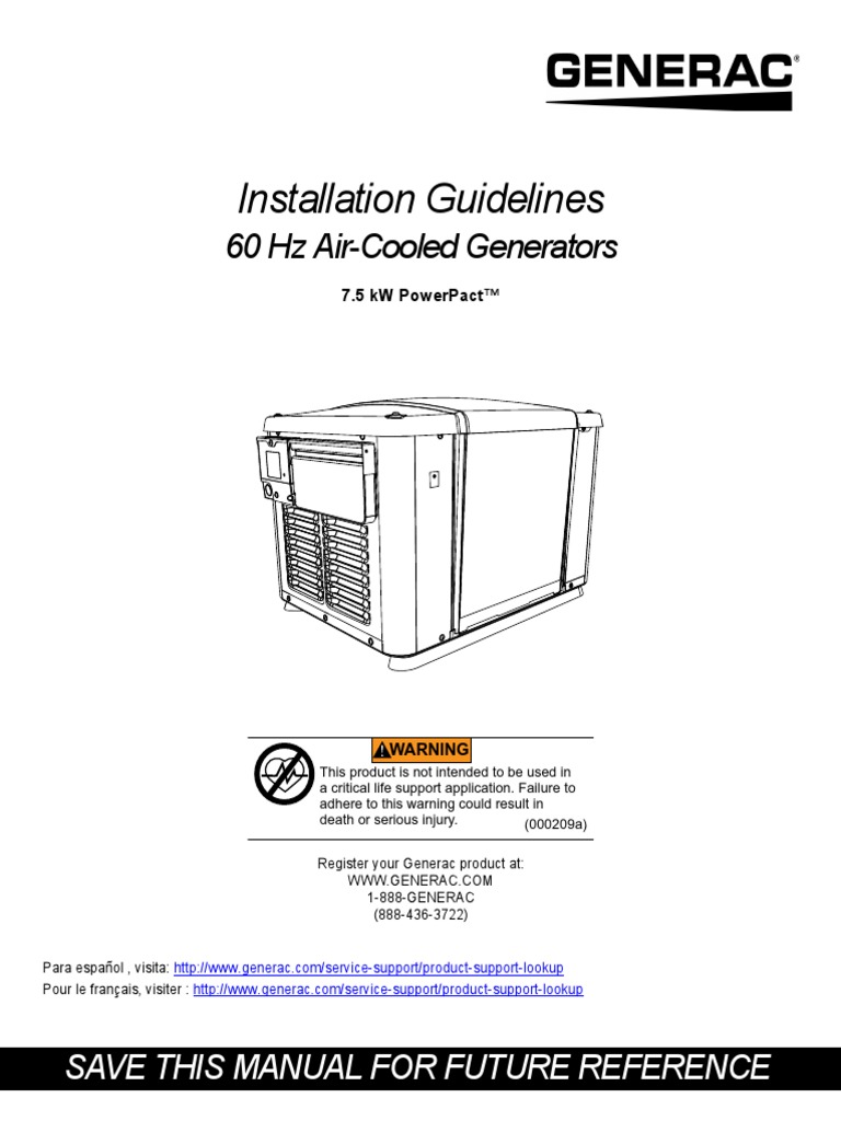 Gererac Guardián 7.5 KW | PDF | Safety | Electrical Wiring