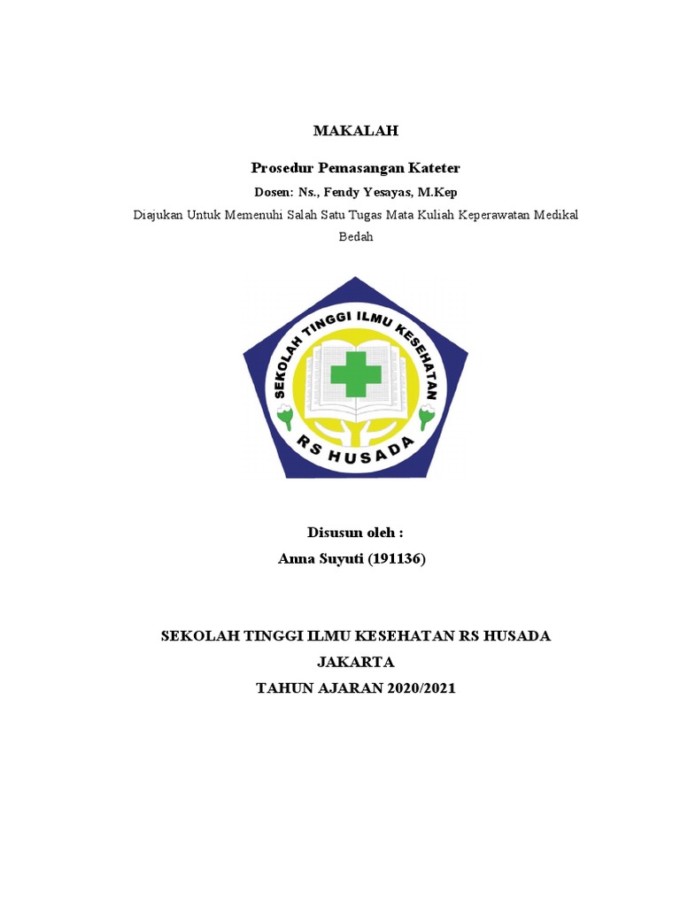 Makalah Pemasangan Kateter | PDF