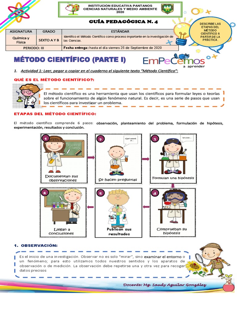 Química | PDF | Hipótesis | Observación