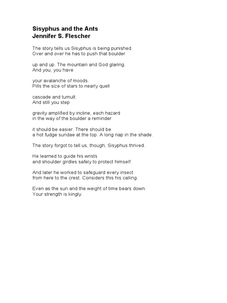 Sisyphus and The Ants | PDF