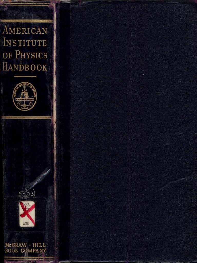 American Institute of Physics Handbook | PDF