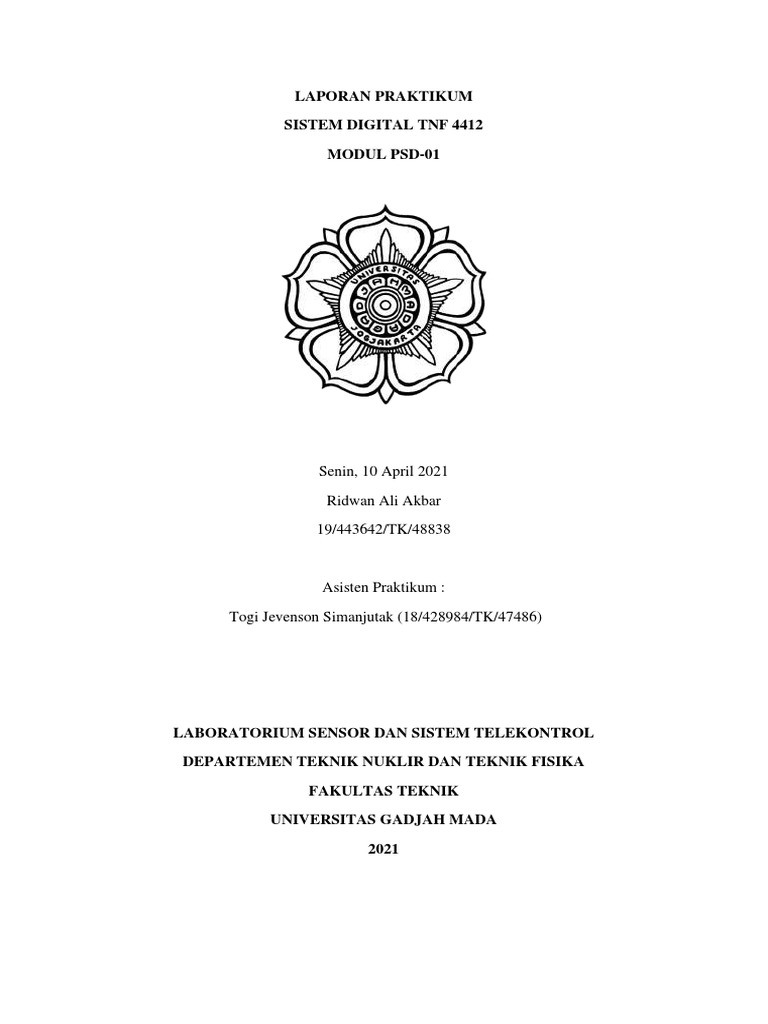 LAPORAN PRAKTIKUM 01 Sampul | PDF