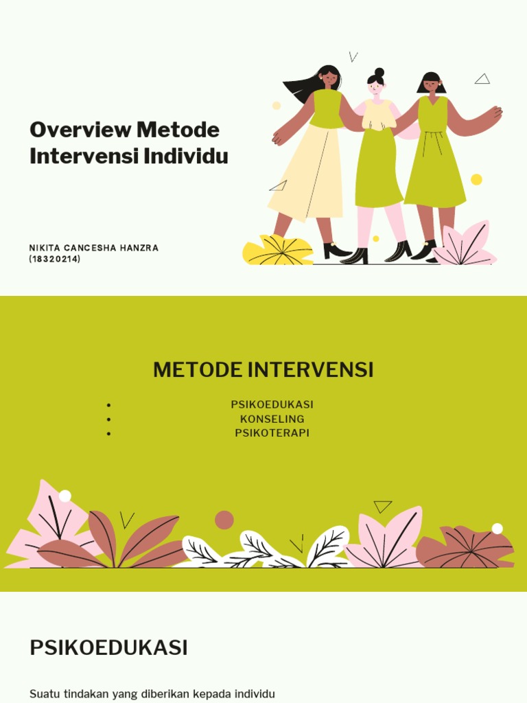 Overview Metode Intervensi Individu | PDF