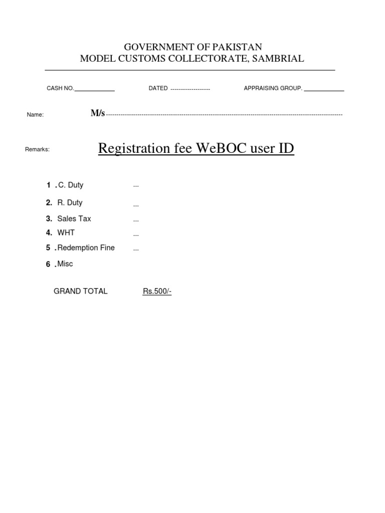 Weboc Challan Page 2 | PDF