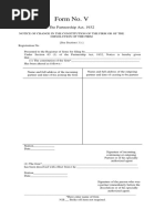 LLP Subscriber Sheet Format | PDF | Limited Liability Partnership | Law