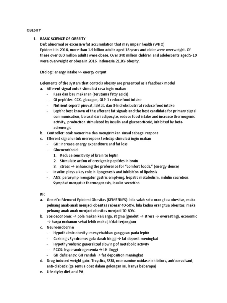 A Comprehensive Review of Obesity: Causes, Complications, Diagnosis ...