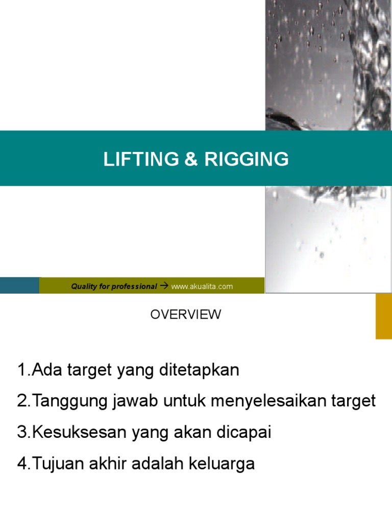 Lifting & Rigging | PDF