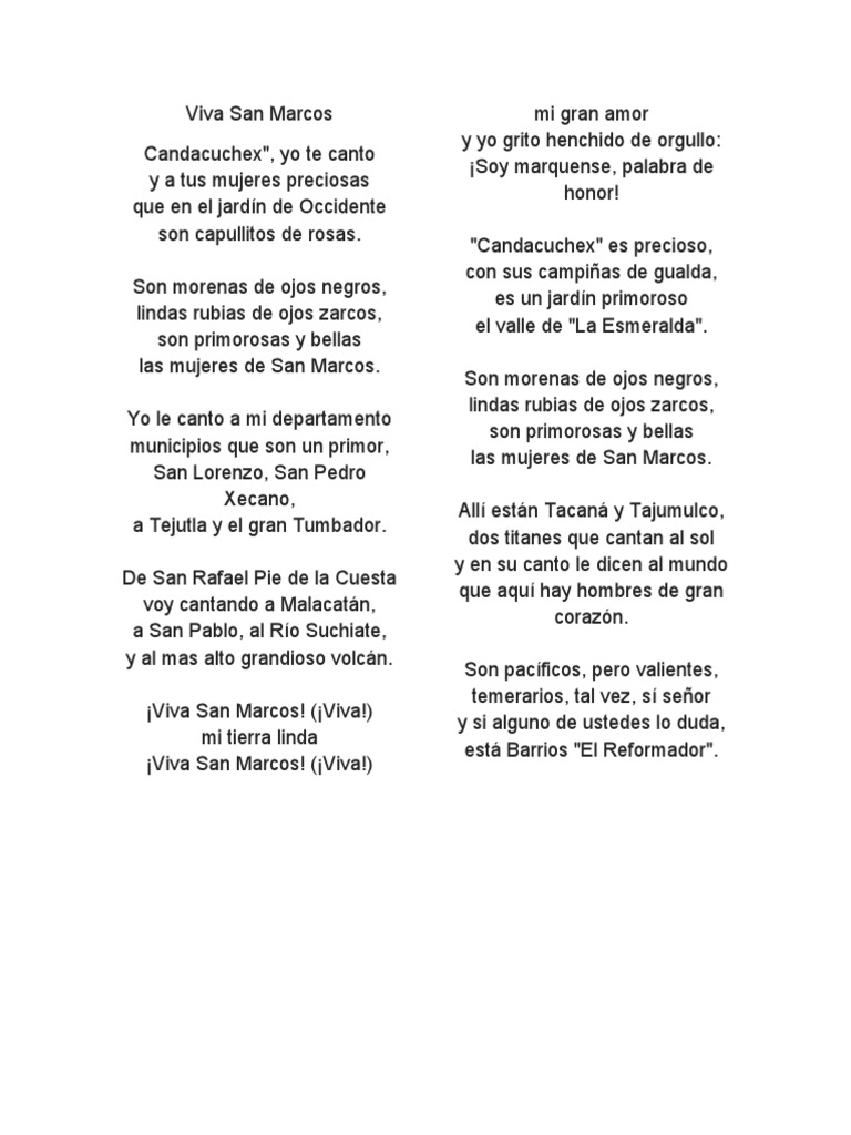 Viva San Marcos | PDF