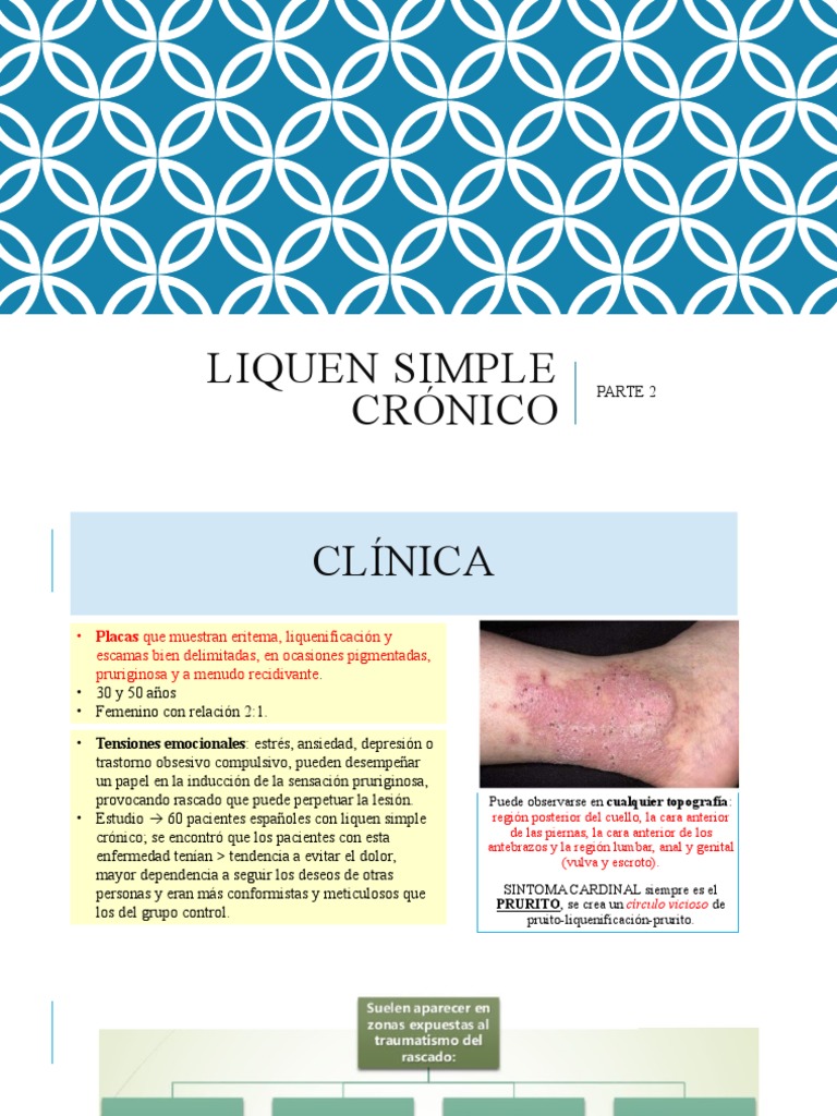 Liquen Simple Crónico | PDF | Corticosteroides | Medicina