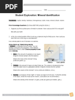 MineralIdentificationSE Key 1 | PDF | Minerals | Density