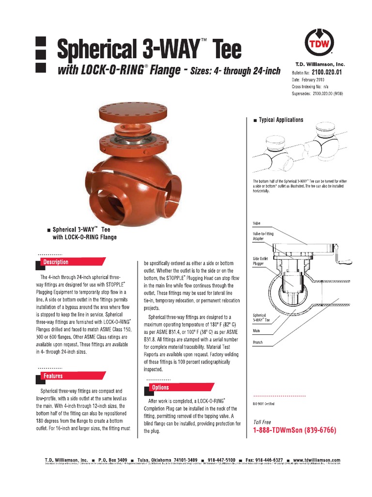 3-Way-Tee Stopple-Plus-Spherical | PDF