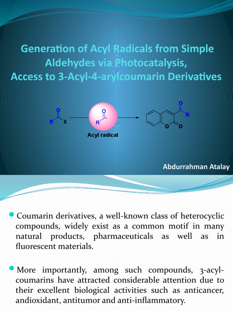 Acyl Radicals | PDF