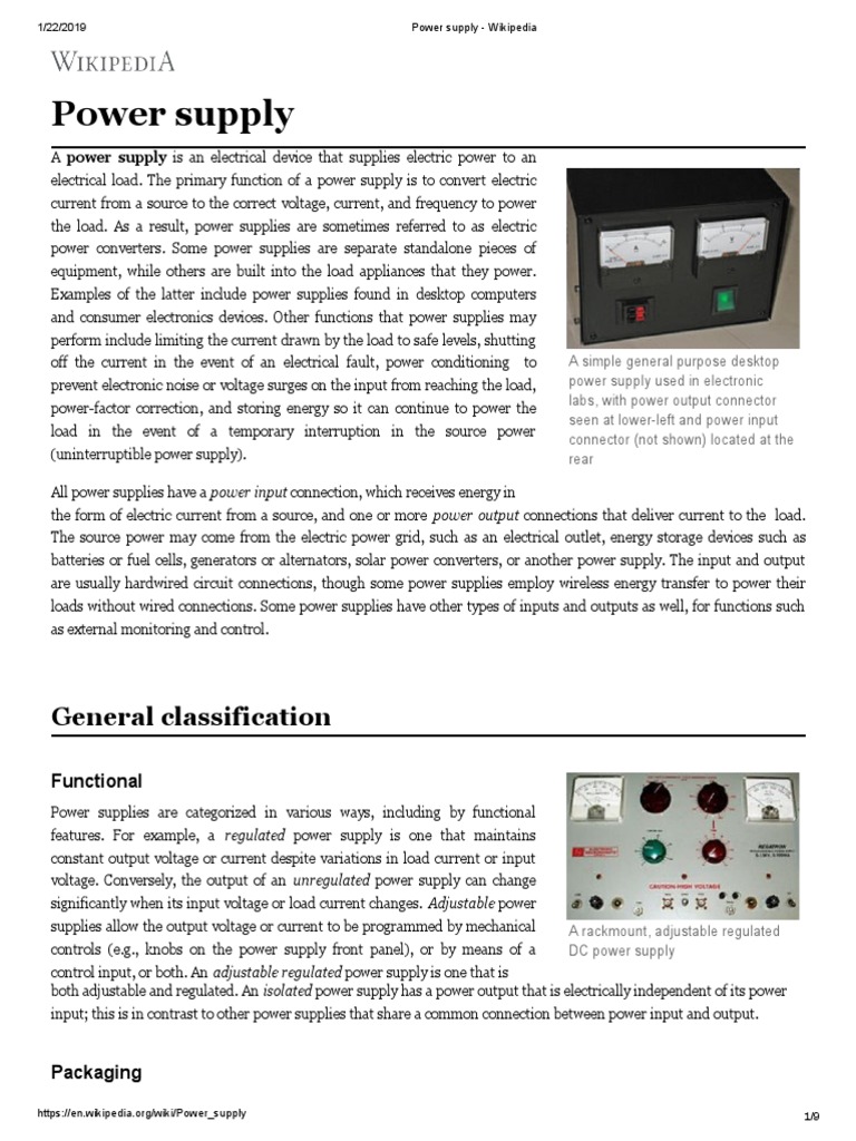 Power Supply Basics for Tech Enthusiasts | PDF | Power Supply | Rectifier