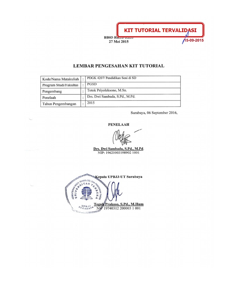 PDGK4207 - Pendidikan Seni Di SD | PDF