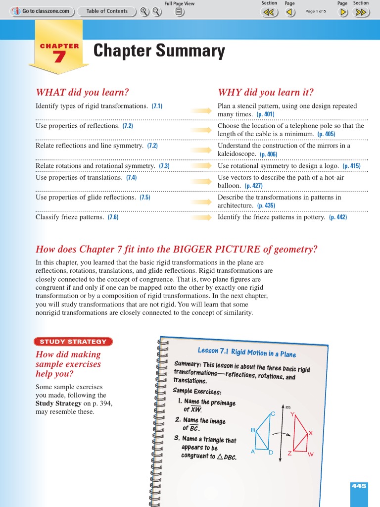 ML Geometry Chapter 7 Review-Test | PDF | Euclidean Geometry ...